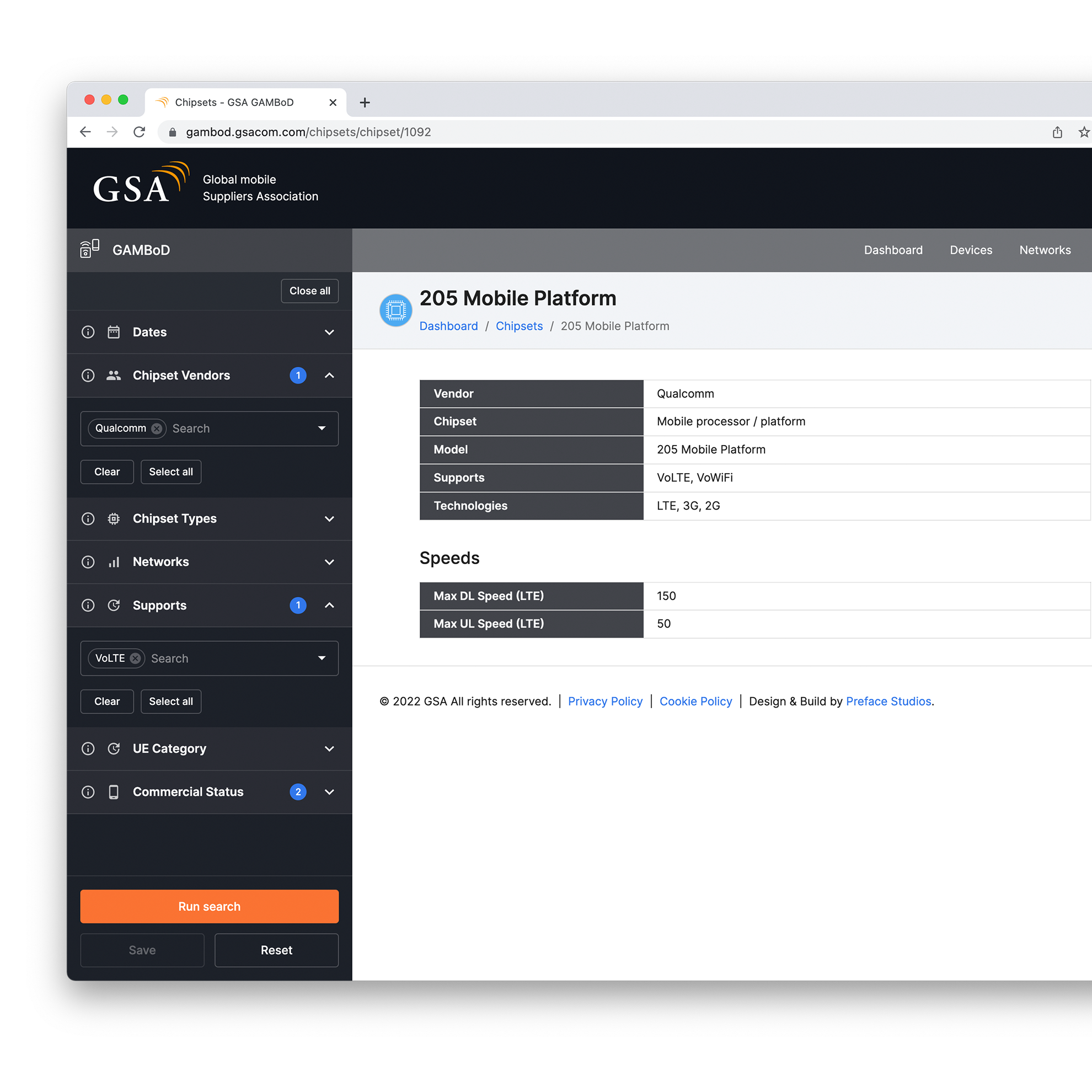 4G & 5G Devices, Networks, Technologies, Spectrum Database | GSAcom